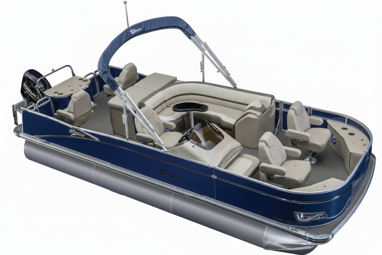 2021 Tahoe Pontoon Boats Cascade QF 2385 specs and literature guide
