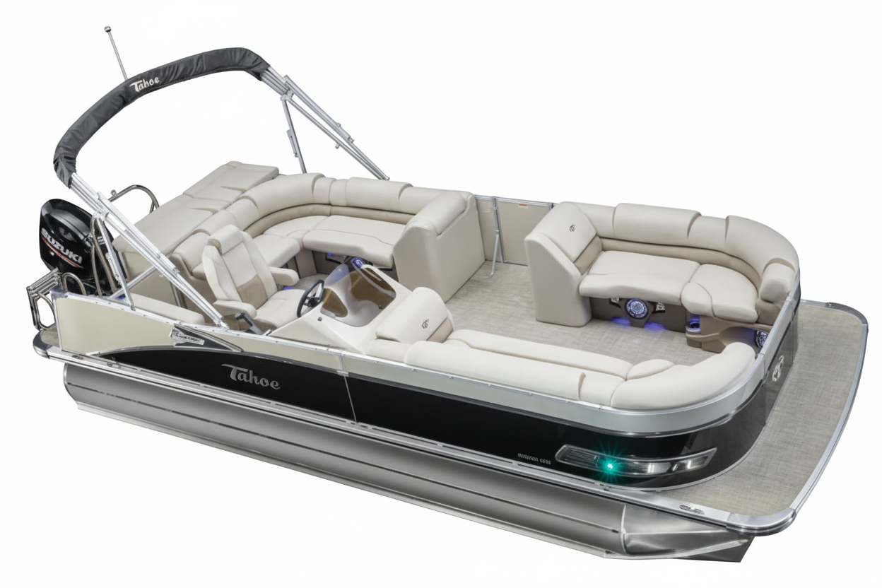 Tahoe Pontoon Boats Specs guide. Complete specifications for all Tahoe ...