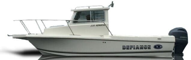 2026 Defiance Boats Admiral 220 NT specs and literature guide
