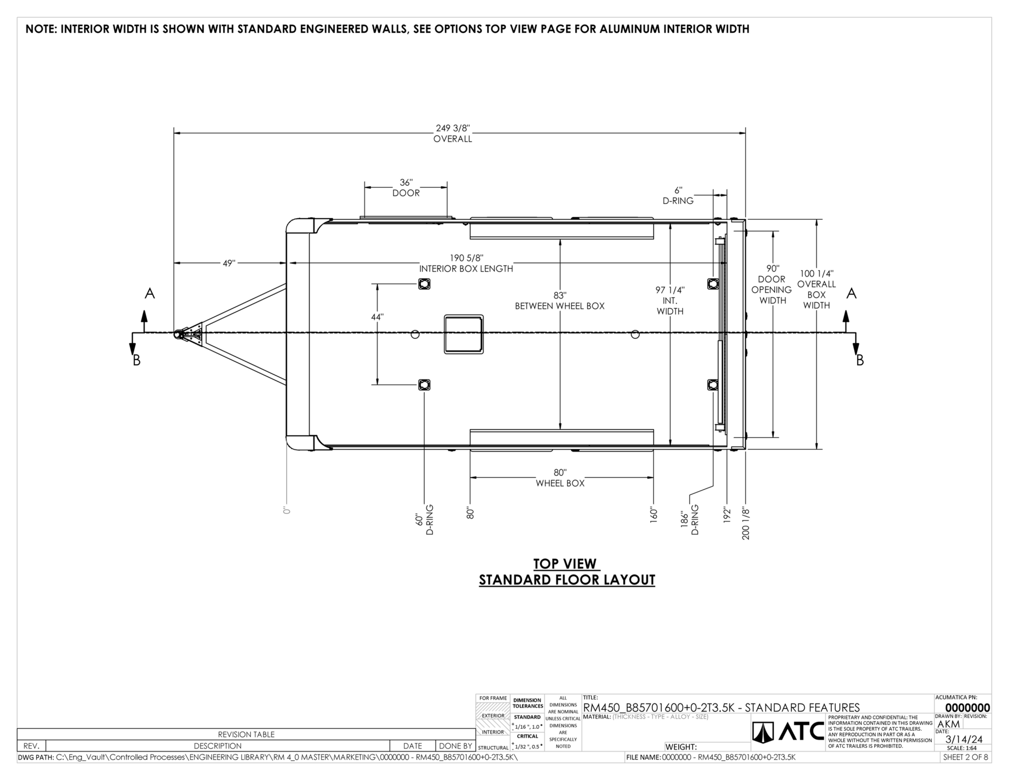 2025 ATC Rom 400 8.5' x 16' - 5.2k specs and literature guide