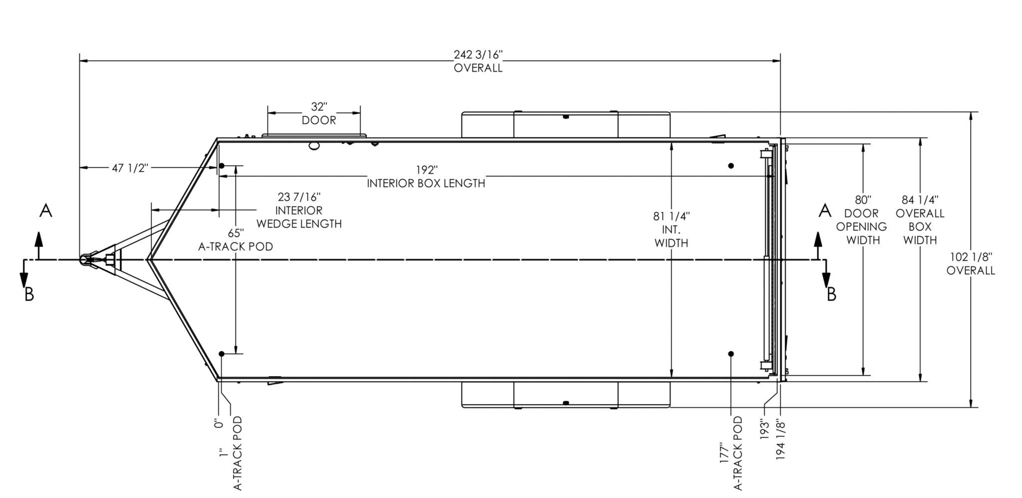 2025 ATC Sto 450 7' x 16' + 2' - 3.5k specs and literature guide