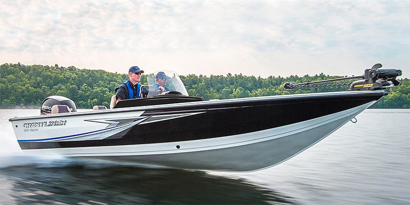 2016 Crestliner Raptor 1850 SC specs and literature guide