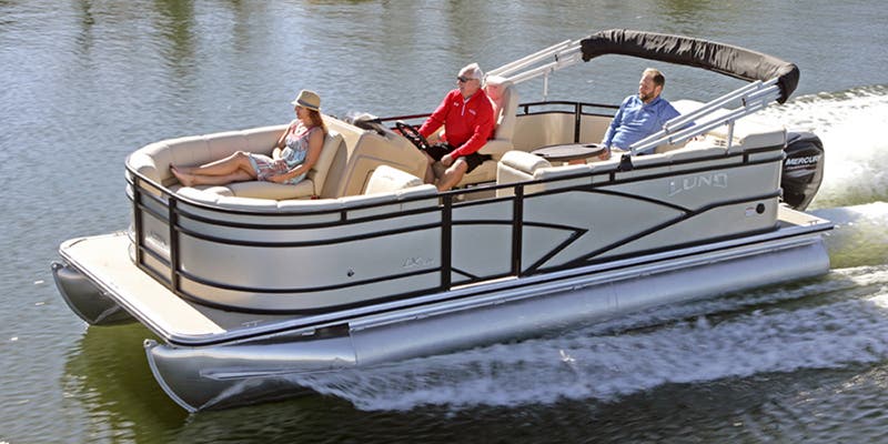 2017 Lund LX 200 Pontoon Boat Walk Thru Dual Helm specs and literature ...