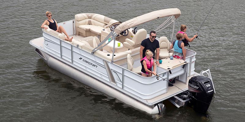 2018 Starcraft Marine EX Fish Pontoon 22 CF specs and literature guide