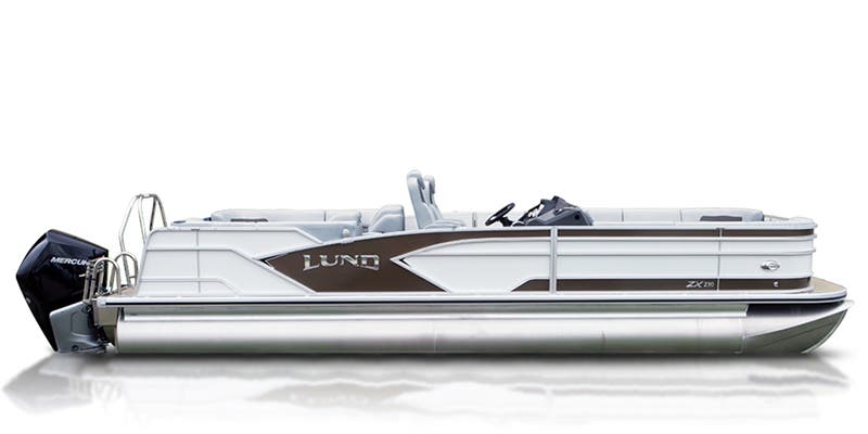 2019 Lund ZX 230 Pontoon Boat Walk Thru Dual Seat specs and literature ...