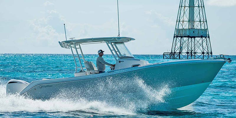 2021 EdgeWater Center Console 280CC specs and literature guide