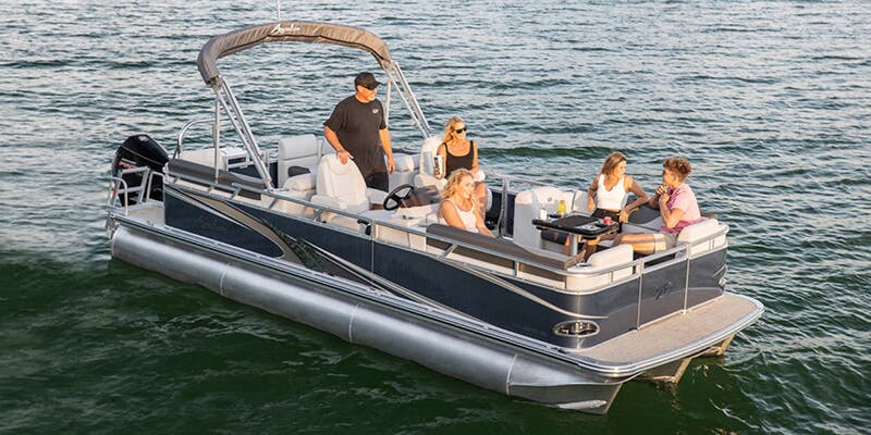 2025 Tahoe Pontoon Boats Sport - 21 FT Quad Lounger specs and ...
