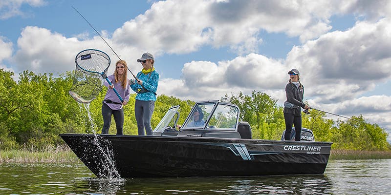 Find complete specifications for Crestliner Vision Boats Here