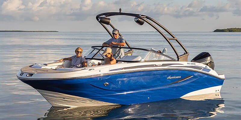 2025 Hurricane SunDeck OB SD 2050 OB specs and literature guide