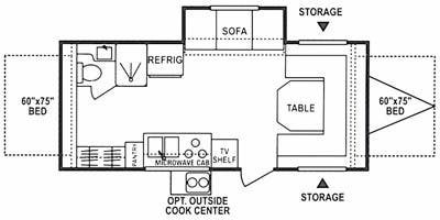 2008 K-Z Coyote 23CMS specs and literature guide