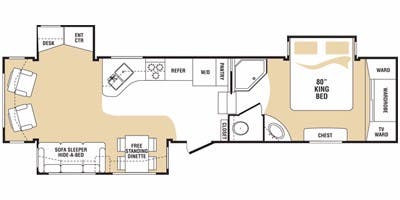 2009 Keystone Challenger 35SWD specs and literature guide