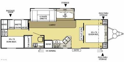 2009 Forest River Salem LA 302QBUD specs and literature guide