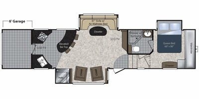2010 Keystone Raptor 400RBG specs and literature guide