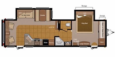 2011 Keystone Sprinter 310KBS Travel Trailer Specs
