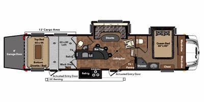 2011 Keystone Fuzion 405 specs and literature guide