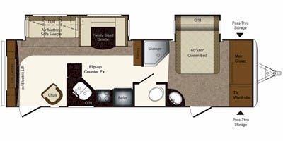 2011 Keystone Laredo 296RE Travel Trailer Specs
