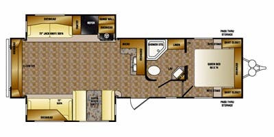 2013 CrossRoads Zinger ZT32RE Travel Trailer Specs