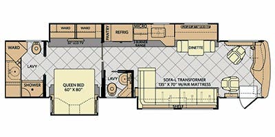2012 Fleetwood Expedition 38S Class A Specs