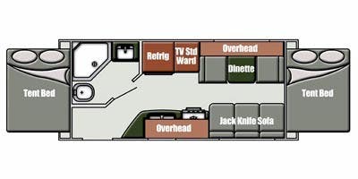 2012 Gulf Stream Gulf Breeze Sport 19 DFD specs and literature guide