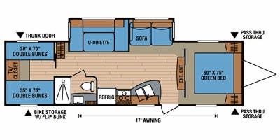2012 K-Z Spree Specs & Floorplans