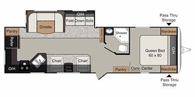 2012 Keystone Passport Ultra Lite Grand Touring 3100RK Travel Trailer Specs