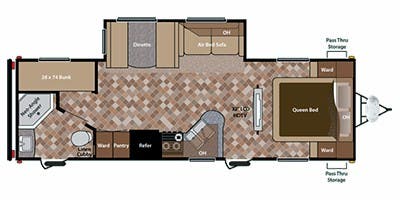 2012 Keystone Sprinter 272BHS specs and literature guide