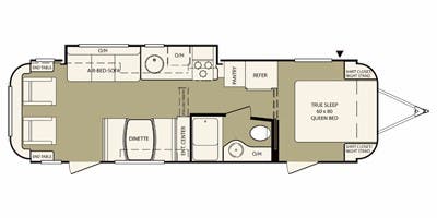 2012 Keystone Vantage 29RLS specs and literature guide
