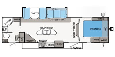 2013 Jayco White Hawk Ultra-Lite 27DSRB specs and literature guide