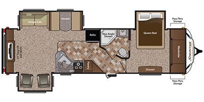 2014 Keystone Sprinter 299RET Travel Trailer Specs