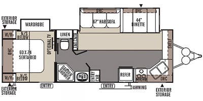 2014 Forest River Flagstaff Super Lite 26FKWS specs and literature guide