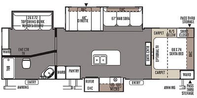 2014 Forest River Flagstaff Super Lite Specs & Floorplans