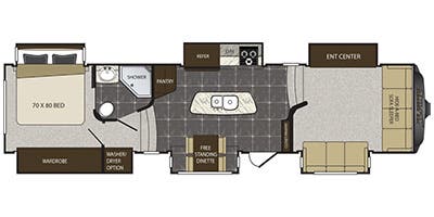 2014 Keystone Alpine 3620FL specs and literature guide