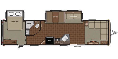 2014 Keystone Springdale 38FL Travel Trailer Specs