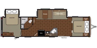 2014 Keystone Springdale 38QB Travel Trailer Specs