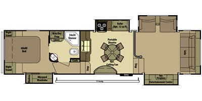 2014 Open Range Roamer RF 346FLR specs and literature guide