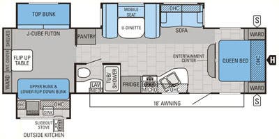 2015 Jayco Jay Flight 32TSBH specs and literature guide