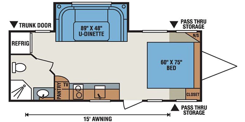2016 K-Z Spree Escape E200RBS specs and literature guide