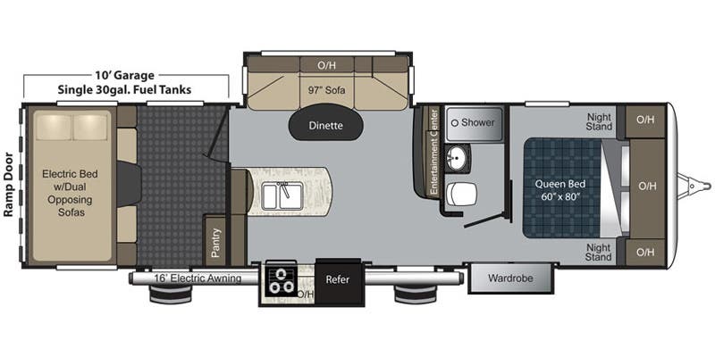 Keystone Carbon Toy Hauler Floor Plans | Floor Roma