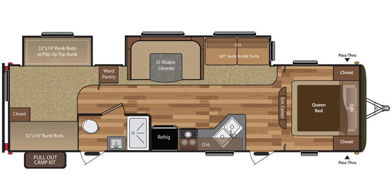 2016 Keystone Hideout Specs & Floorplans