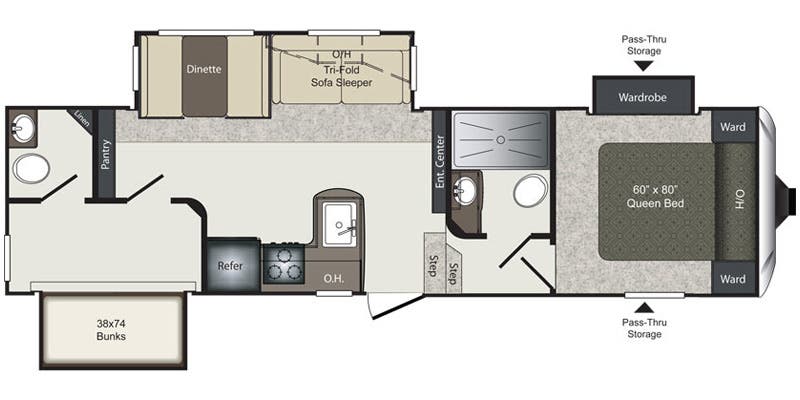 2015 Keystone Laredo Super-Lite 293SBH Fifth Wheel Specs
