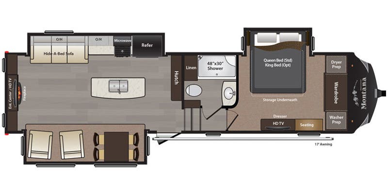 2017 Keystone Montana High Country RV Specs Guide