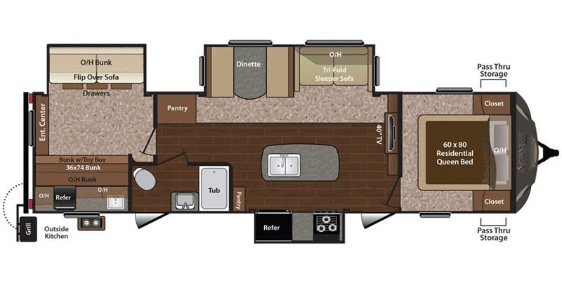 2015 Keystone Sprinter Specs & Floorplans
