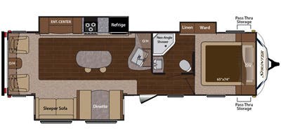 2015 Keystone Sprinter 331RLS Travel Trailer Specs