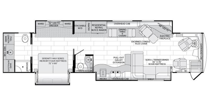 2016 American Coach American Revolution RV specs guide