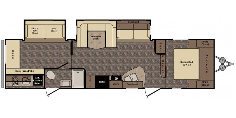 2016 CrossRoads Zinger ZT32SB specs and literature guide