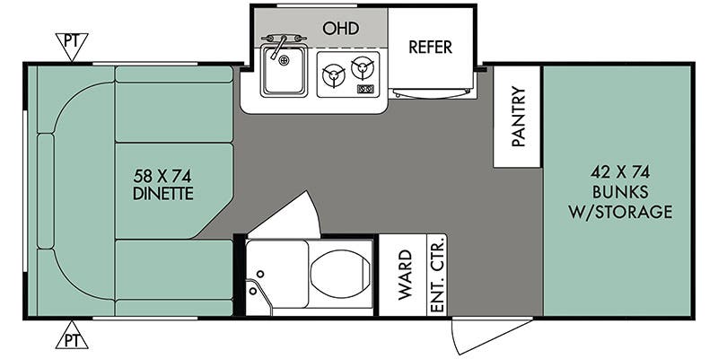 2016 Forest River R-Pod Specs & Floorplans