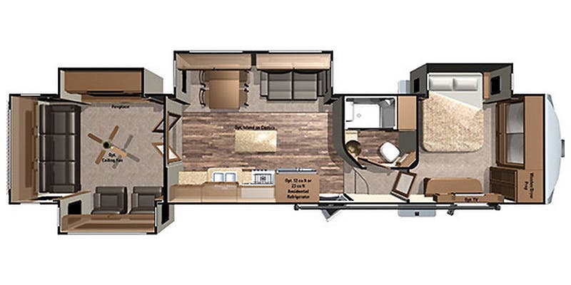 2016 Highland Ridge Mesa Ridge MF430RLS specs and literature guide