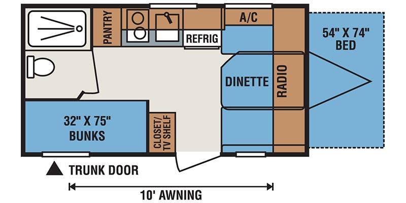 2016 K-Z Spree Escape E16BHT specs and literature guide