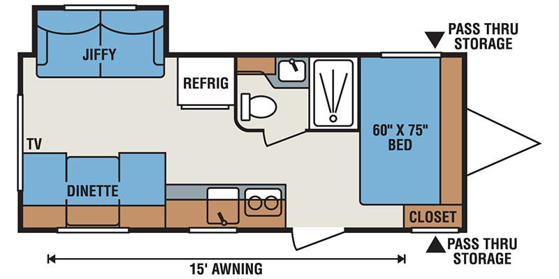 2016 K-Z Spree Escape E204S specs and literature guide