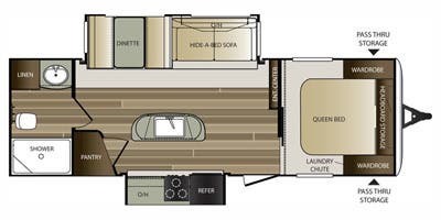 2016 Keystone Cougar XLite 26RBI Travel Trailer Specs